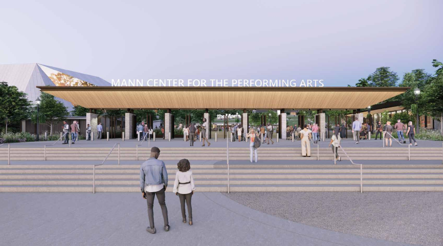 A $70 million effort to a more beautiful Mann Center is underway. But ...